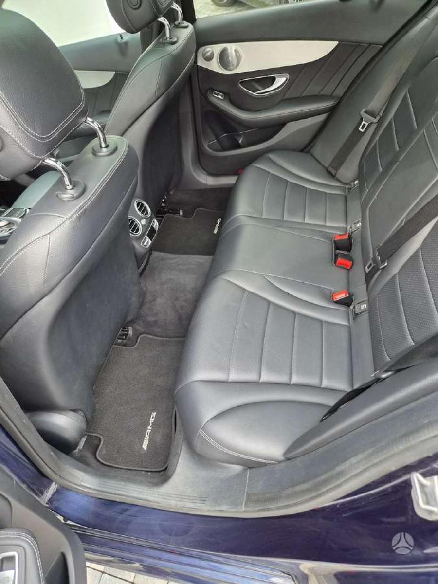 Blue Mercedes-Benz C 250 2016 in Kaunas, with an engine capacity of 2.14 L and mileage of 308 thousand km for 8700 €, photo 15 on AUTOMOTO.COM.LV