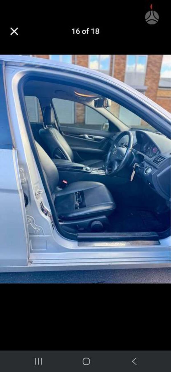 Pelēks Mercedes-Benz C 250 2010 Kauņa, ar dzinēja tilpumu 2.14 L un nobraukumu 146 tūkst. km par 2100 €, foto 7 vietnē AUTOMOTO.COM.LV
