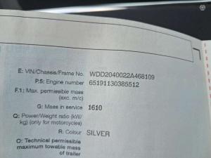 Pelēks Mercedes-Benz C 250 2010 Kauņa, ar dzinēja tilpumu 2.14 L un nobraukumu 146 tūkst. km par 2100 €, foto 9 vietnē AUTOMOTO.COM.LV