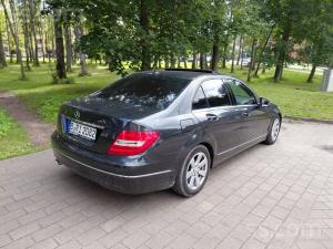 Grey Mercedes-Benz C 250 2013 in Riga, with an engine capacity of 2.50 L and mileage of 0 thousand km for 6950 €, photo 4 on AUTOMOTO.COM.LV
