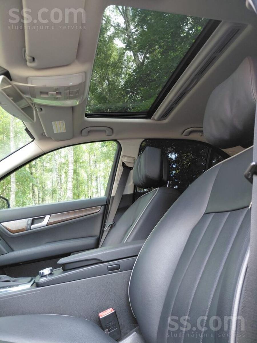 Grey Mercedes-Benz C 250 2013 in Riga, with an engine capacity of 2.50 L and mileage of 0 thousand km for 6950 €, photo 11 on AUTOMOTO.COM.LV