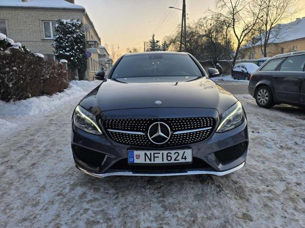 Grey Mercedes-Benz C 250 2014 in Kazlu Ruda, with an engine capacity of 2.14 L and mileage of 193 thousand km for 18900 €, photo 2 on AUTOMOTO.COM.LV