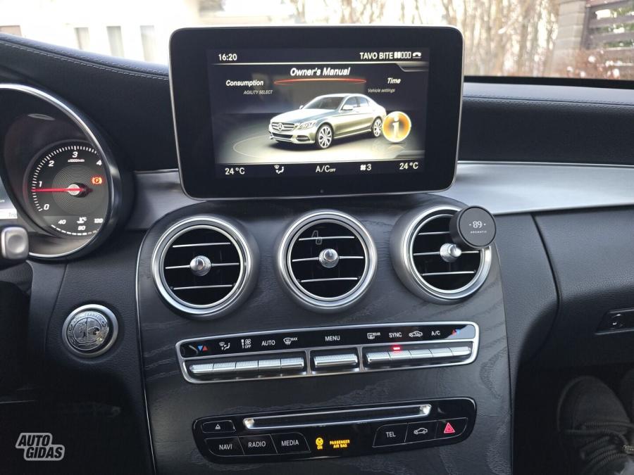 Grey Mercedes-Benz C 250 2015 in Kaunas, with an engine capacity of 2.10 L and mileage of 195 thousand km for 16200 €, photo 37 on AUTOMOTO.COM.LV