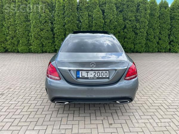 Grey Mercedes-Benz C 250 2016 in Dobele, with an engine capacity of 2.10 L and mileage of 291 thousand km for 19360 €, photo 5 on AUTOMOTO.COM.LV