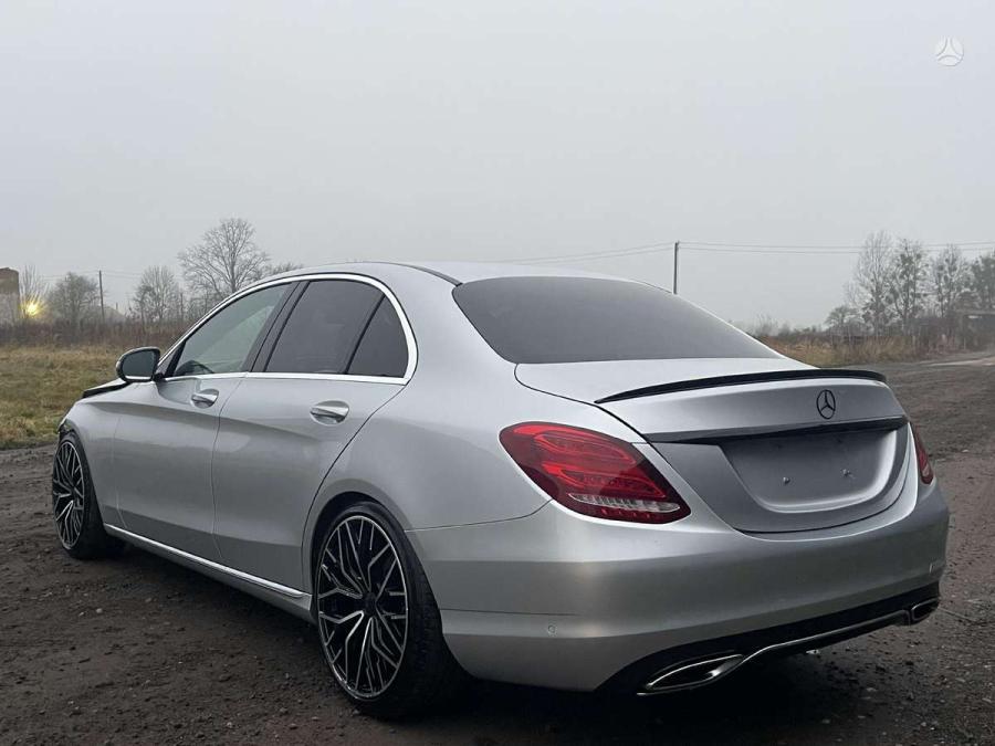 Grey Mercedes-Benz C 250 2017 in Kaunas, with an engine capacity of 2.00 L and mileage of 35 thousand km for 12950 €, photo 7 on AUTOMOTO.COM.LV