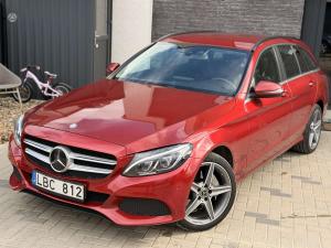 Red Mercedes-Benz C 250 2015 in Vilnius, with an engine capacity of 2.14 L and mileage of 315 thousand km for 9500 €, photo 3 on AUTOMOTO.COM.LV