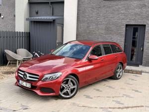 Red Mercedes-Benz C 250 2015 in Vilnius, with an engine capacity of 2.14 L and mileage of 315 thousand km for 9500 €, photo 5 on AUTOMOTO.COM.LV