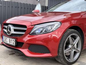 Red Mercedes-Benz C 250 2015 in Vilnius, with an engine capacity of 2.14 L and mileage of 315 thousand km for 9500 €, photo 12 on AUTOMOTO.COM.LV