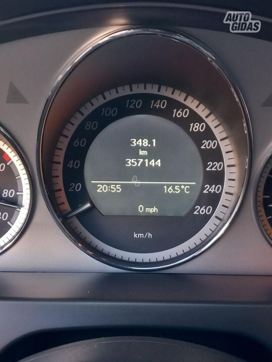Mercedes-Benz C 250 2010 Ukmergė, ar dzinēja tilpumu 2.10 L un nobraukumu 357 tūkst. km par 4300 €, foto 7 vietnē AUTOMOTO.COM.LV