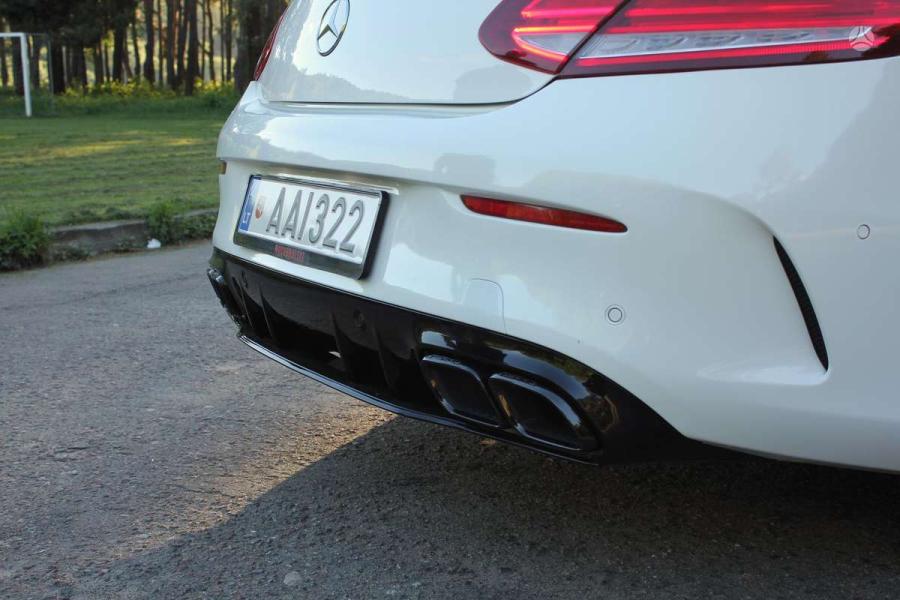 White Mercedes-Benz C 250 2016 in Kaunas, with an engine capacity of 2.14 L and mileage of 192 thousand km for 20900 €, photo 11 on AUTOMOTO.COM.LV