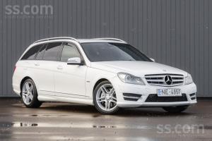 White Mercedes-Benz C 250 2013 in Jelgava, with an engine capacity of 2.20 L and mileage of 287 thousand km for 6900 €, photo  on AUTOMOTO.COM.LV