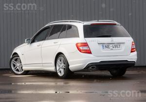 White Mercedes-Benz C 250 2013 in Jelgava, with an engine capacity of 2.20 L and mileage of 287 thousand km for 6900 €, photo 5 on AUTOMOTO.COM.LV