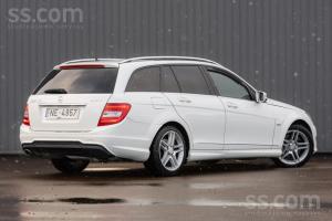 White Mercedes-Benz C 250 2013 in Jelgava, with an engine capacity of 2.20 L and mileage of 287 thousand km for 6900 €, photo 7 on AUTOMOTO.COM.LV