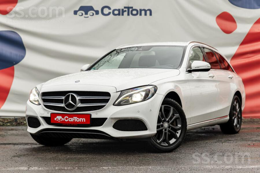 White Mercedes-Benz C 250 2014 in Riga, with an engine capacity of 2.10 L and mileage of 225 thousand km for 13500 €, photo 1 on AUTOMOTO.COM.LV