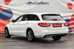 White Mercedes-Benz C 250 2014 in Riga, with an engine capacity of 2.10 L and mileage of 225 thousand km for 13500 €, photo 5 on AUTOMOTO.COM.LV