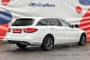 White Mercedes-Benz C 250 2014 in Riga, with an engine capacity of 2.10 L and mileage of 225 thousand km for 13500 €, photo 7 on AUTOMOTO.COM.LV