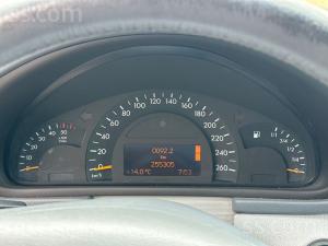 Blue Mercedes-Benz c-270 2002 in Riga, with an engine capacity of 2.70 L and mileage of 255 thousand km for 1700 €, photo 14 on AUTOMOTO.COM.LV