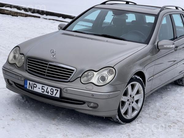 Grey Mercedes-Benz c-270 2004 in Jurmala, with an engine capacity of 2.70 L and mileage of 0 thousand km for 2150 €, photo 3 on AUTOMOTO.COM.LV