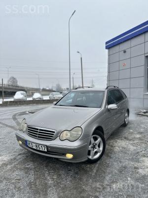 Grey Mercedes-Benz c-270 2004 in Riga, with an engine capacity of 2.70 L and mileage of 315 thousand km for 2100 €, photo  on AUTOMOTO.COM.LV