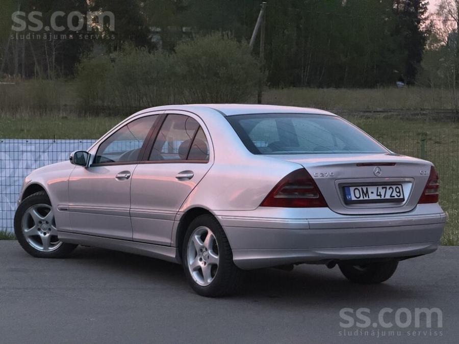 Mercedes-Benz c-270 2001 Ogre, ar dzinēja tilpumu 2.70 L un nobraukumu 261 tūkst. km par 2750 €, foto 6 vietnē AUTOMOTO.COM.LV
