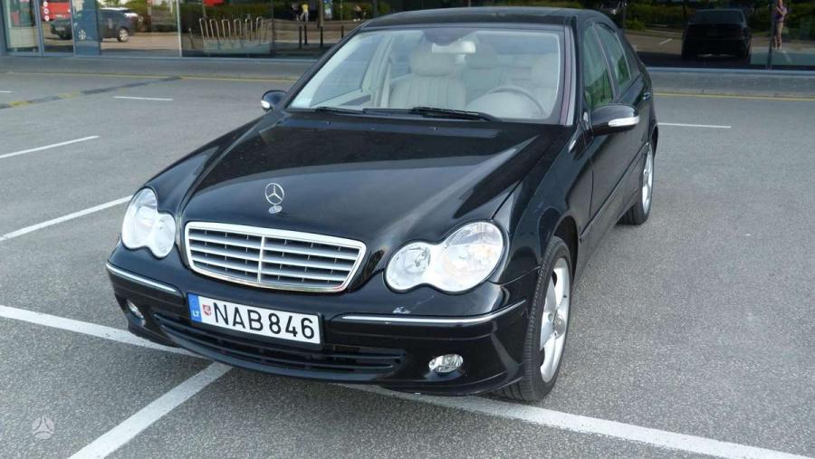 Black Mercedes-Benz c-280 2007 in Vilnius, with an engine capacity of 0.00 L and mileage of 78 thousand km for 5250 €, photo 12 on AUTOMOTO.COM.LV