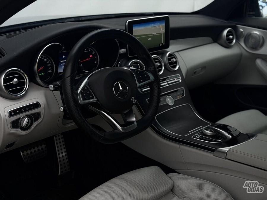 Melns Mercedes-Benz C 300 2016 Avižieniai, ar dzinēja tilpumu 2.00 L un nobraukumu 221 tūkst. km par 19950 €, foto 10 vietnē AUTOMOTO.COM.LV