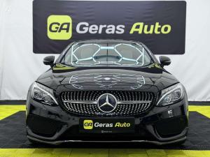 Black Mercedes-Benz C 300 2016 in Vilnius, with an engine capacity of 1.99 L and mileage of 221 thousand km for 19800 €, photo 3 on AUTOMOTO.COM.LV