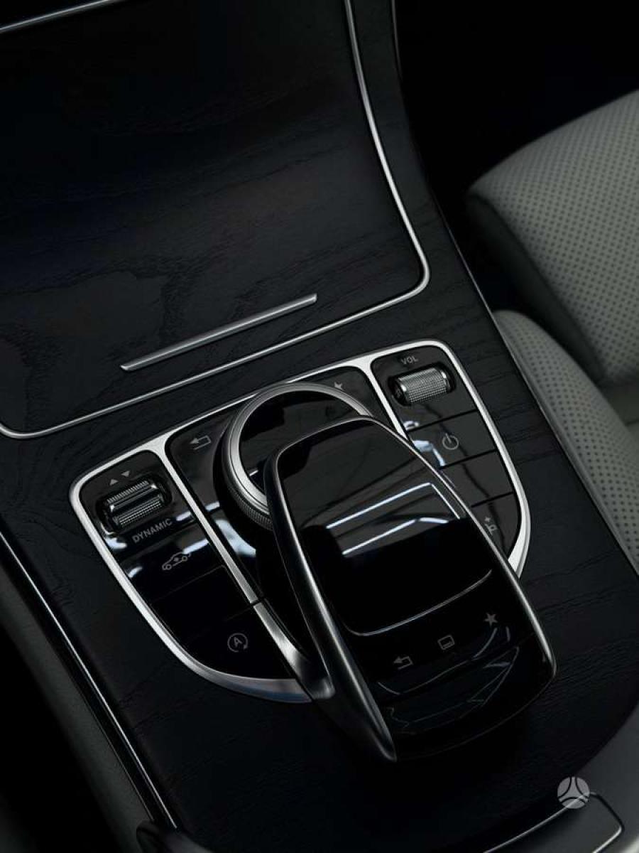 Black Mercedes-Benz C 300 2016 in Vilnius, with an engine capacity of 1.99 L and mileage of 221 thousand km for 19750 €, photo 22 on AUTOMOTO.COM.LV