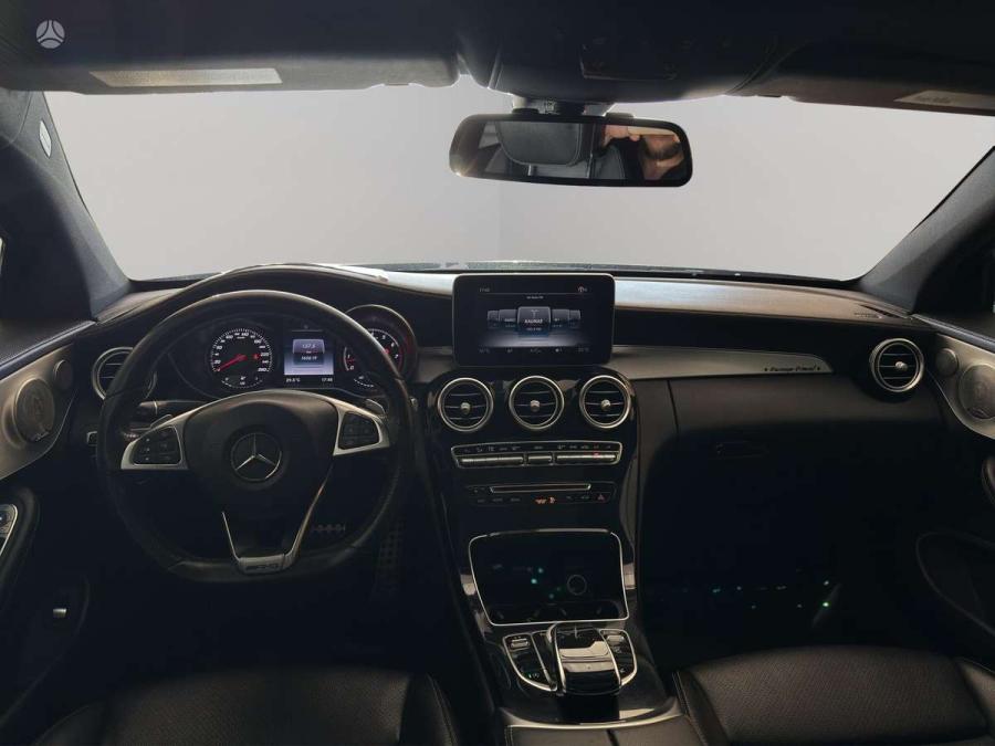 Black Mercedes-Benz C 300 2017 in Kaunas, with an engine capacity of 2.00 L and mileage of 161 thousand km for 22499 €, photo 11 on AUTOMOTO.COM.LV
