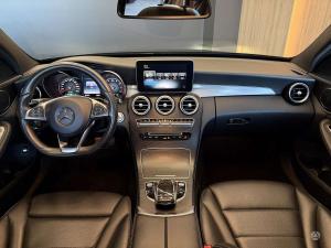 Black Mercedes-Benz C 300 2015 in Kaunas, with an engine capacity of 1.99 L and mileage of 183 thousand km for 13990 €, photo 17 on AUTOMOTO.COM.LV
