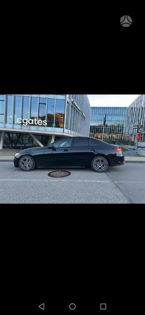 Melns Mercedes-Benz C 300 2022 Viļņa, ar dzinēja tilpumu 1.95 L un nobraukumu 30 tūkst. km par 37500 €, foto 4 vietnē AUTOMOTO.COM.LV