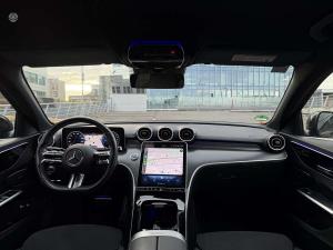 Black Mercedes-Benz C 300 2022 in Vilnius, with an engine capacity of 2.00 L and mileage of 137 thousand km for 36000 €, photo 12 on AUTOMOTO.COM.LV