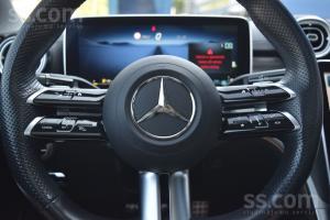 Black Mercedes-Benz C 300 2023 in Riga, with an engine capacity of 2.00 L and mileage of 71 thousand km for 44900 €, photo 14 on AUTOMOTO.COM.LV
