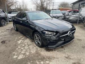 Black Mercedes-Benz C 300 2024 in Kaunas, with an engine capacity of 1.99 L and mileage of 24 thousand km for 14999 €, photo  on AUTOMOTO.COM.LV