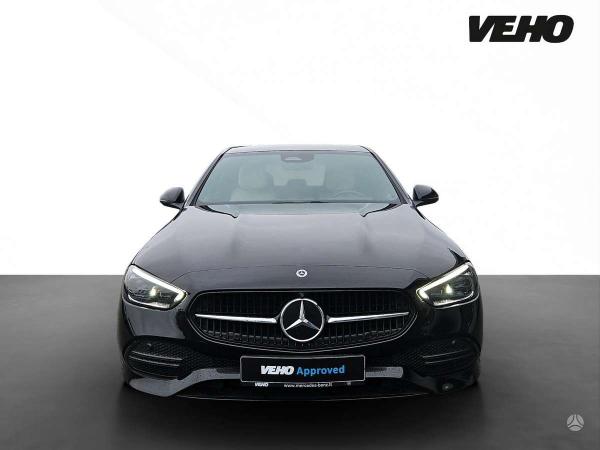 Black Mercedes-Benz C 300 2024 in Klaipeda, with an engine capacity of 1.99 L and mileage of 64 thousand km for 43800 €, photo 8 on AUTOMOTO.COM.LV