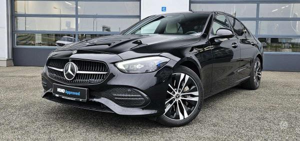 Black Mercedes-Benz C 300 2024 in Klaipeda, with an engine capacity of 1.99 L and mileage of 64 thousand km for 43800 €, photo 9 on AUTOMOTO.COM.LV