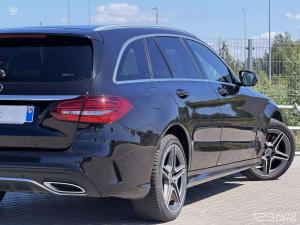 Black Mercedes-Benz C 300 2019 in Taurage, with an engine capacity of 2.00 L and mileage of 247 thousand km for 16900 €, photo 12 on AUTOMOTO.COM.LV
