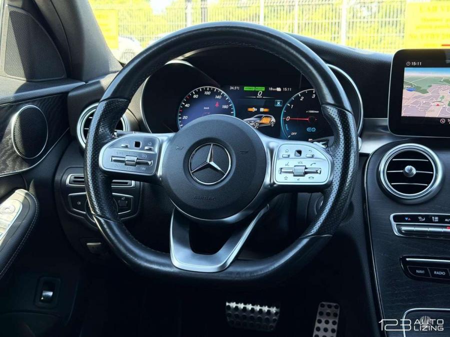 Black Mercedes-Benz C 300 2019 in Taurage, with an engine capacity of 2.00 L and mileage of 247 thousand km for 16900 €, photo 21 on AUTOMOTO.COM.LV