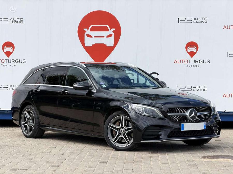 Black Mercedes-Benz C 300 2019 in Taurage, with an engine capacity of 2.00 L and mileage of 247 thousand km for 16300 €, photo 6 on AUTOMOTO.COM.LV