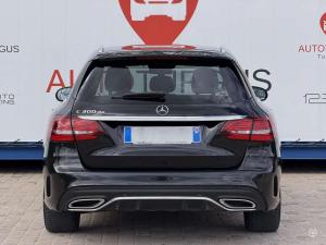 Black Mercedes-Benz C 300 2019 in Taurage, with an engine capacity of 2.00 L and mileage of 247 thousand km for 15800 €, photo 12 on AUTOMOTO.COM.LV
