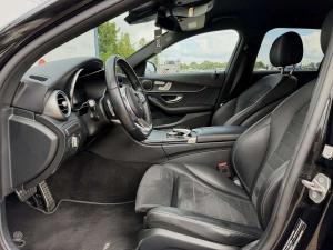 Black Mercedes-Benz C 300 2019 in Taurage, with an engine capacity of 2.00 L and mileage of 247 thousand km for 15800 €, photo 13 on AUTOMOTO.COM.LV