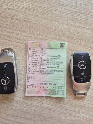 Black Mercedes-Benz C 300 2020 in Ogre, with an engine capacity of 2.00 L and mileage of 245 thousand km for 17500 €, photo 8 on AUTOMOTO.COM.LV