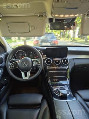 Black Mercedes-Benz C 300 2020 in Ogre, with an engine capacity of 2.00 L and mileage of 245 thousand km for 17500 €, photo 11 on AUTOMOTO.COM.LV