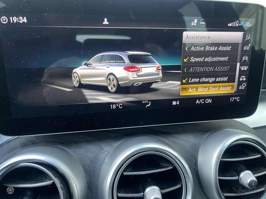 Melns Mercedes-Benz C 300 2020 Šauļi, ar dzinēja tilpumu 2.00 L un nobraukumu 115 tūkst. km par 15800 €, foto 21 vietnē AUTOMOTO.COM.LV