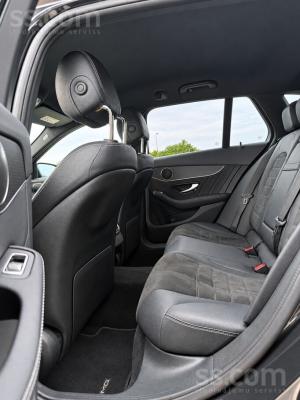 Black Mercedes-Benz C 300 2020 in Riga, with an engine capacity of 2.00 L and mileage of 194 thousand km for 21099 €, photo 15 on AUTOMOTO.COM.LV