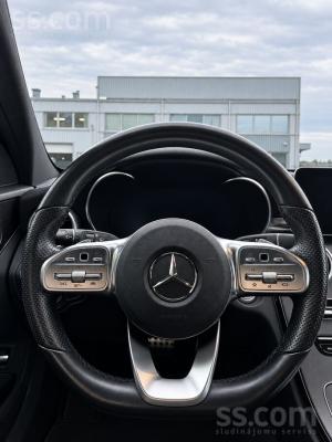 Black Mercedes-Benz C 300 2020 in Riga, with an engine capacity of 2.00 L and mileage of 194 thousand km for 21099 €, photo 24 on AUTOMOTO.COM.LV