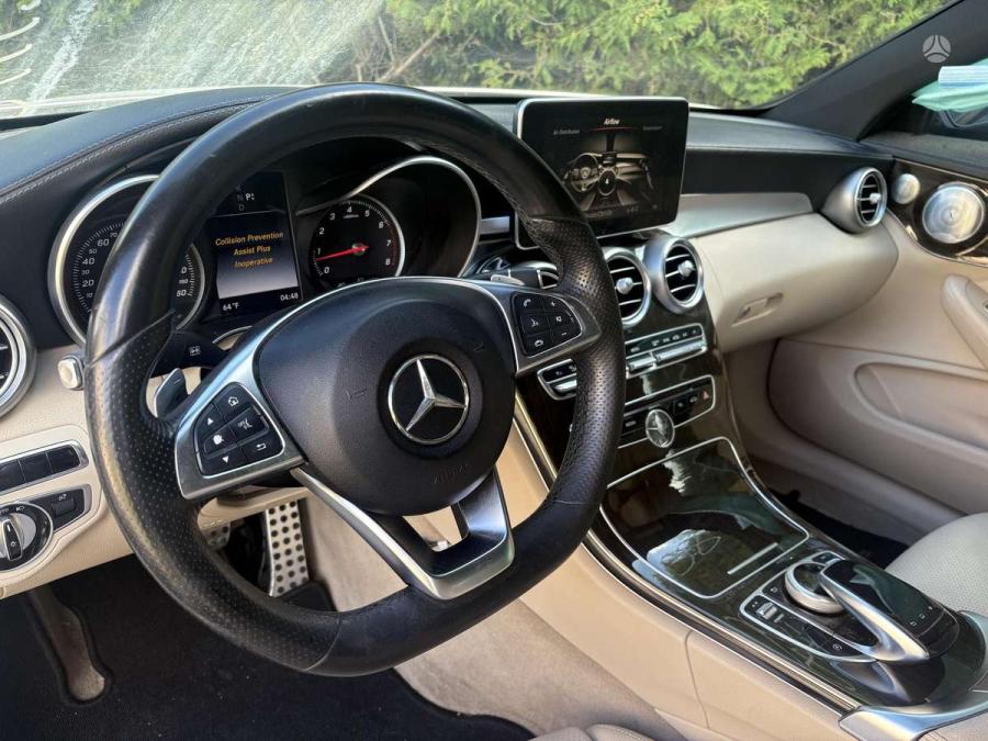Zils Mercedes-Benz C 300 2017 Kauņa, ar dzinēja tilpumu 2.00 L un nobraukumu 123 tūkst. km par 12999 €, foto 23 vietnē AUTOMOTO.COM.LV