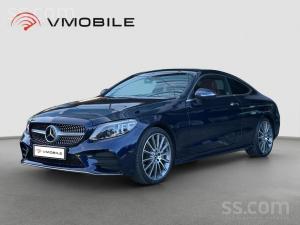 Blue Mercedes-Benz C 300 2020 in Riga, with an engine capacity of 2.00 L and mileage of 18 thousand km for 41990 €, photo  on AUTOMOTO.COM.LV