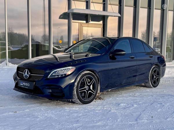 Zils Mercedes-Benz C 300 2020 Viļņa, ar dzinēja tilpumu 1.99 L un nobraukumu 47 tūkst. km par 24900 €, foto 1 vietnē AUTOMOTO.COM.LV