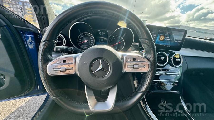 Zils Mercedes-Benz C 300 2020 Rīga, ar dzinēja tilpumu 2.00 L un nobraukumu 107 tūkst. km par 25400 €, foto 10 vietnē AUTOMOTO.COM.LV